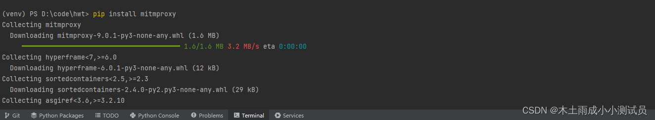 mitmproxy安装以及模拟接口数据返回_云服务器安装mitmproxy-CSDN博客