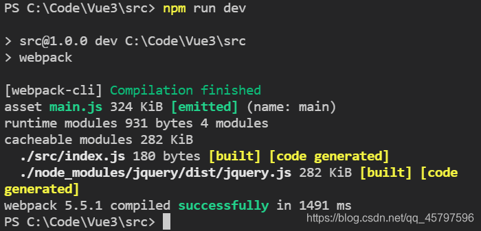 【Vue3.0】Module not found: Error: Can‘t resolve ‘./src‘ in ‘C:\Code\Vue3\src‘_vue 3module not ...