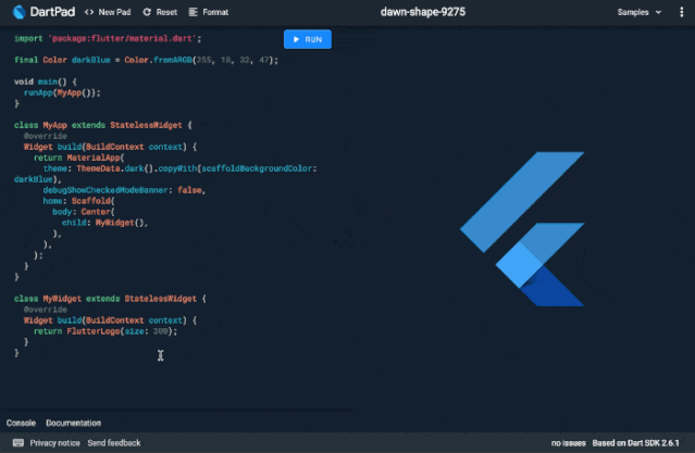 DartPad.dev 全面升级，现已支持 Flutter-CSDN博客