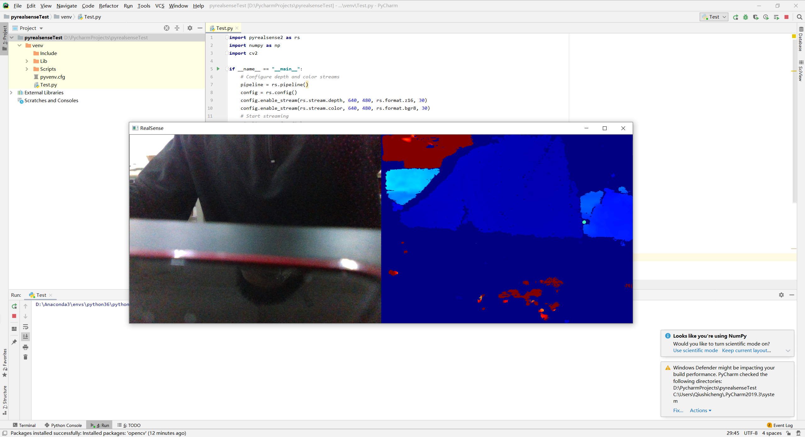 Windows下使用Python配置环境、调用Intel realsense D435/D435i_d435安装包c++环境win-CSDN博客