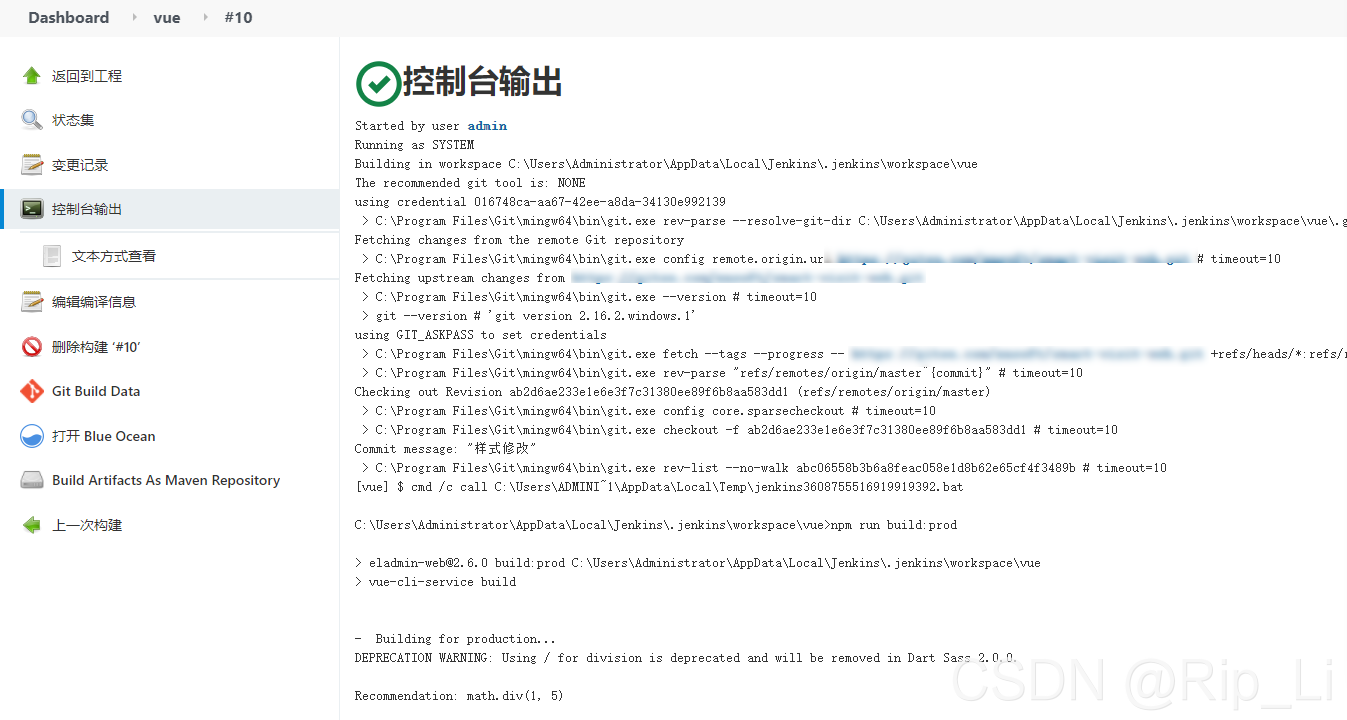win10操作系统下通过jenkins自动部署打包运行springboot项目（springboot+maven+git）_jenkins springboot自动打包-CSDN博客