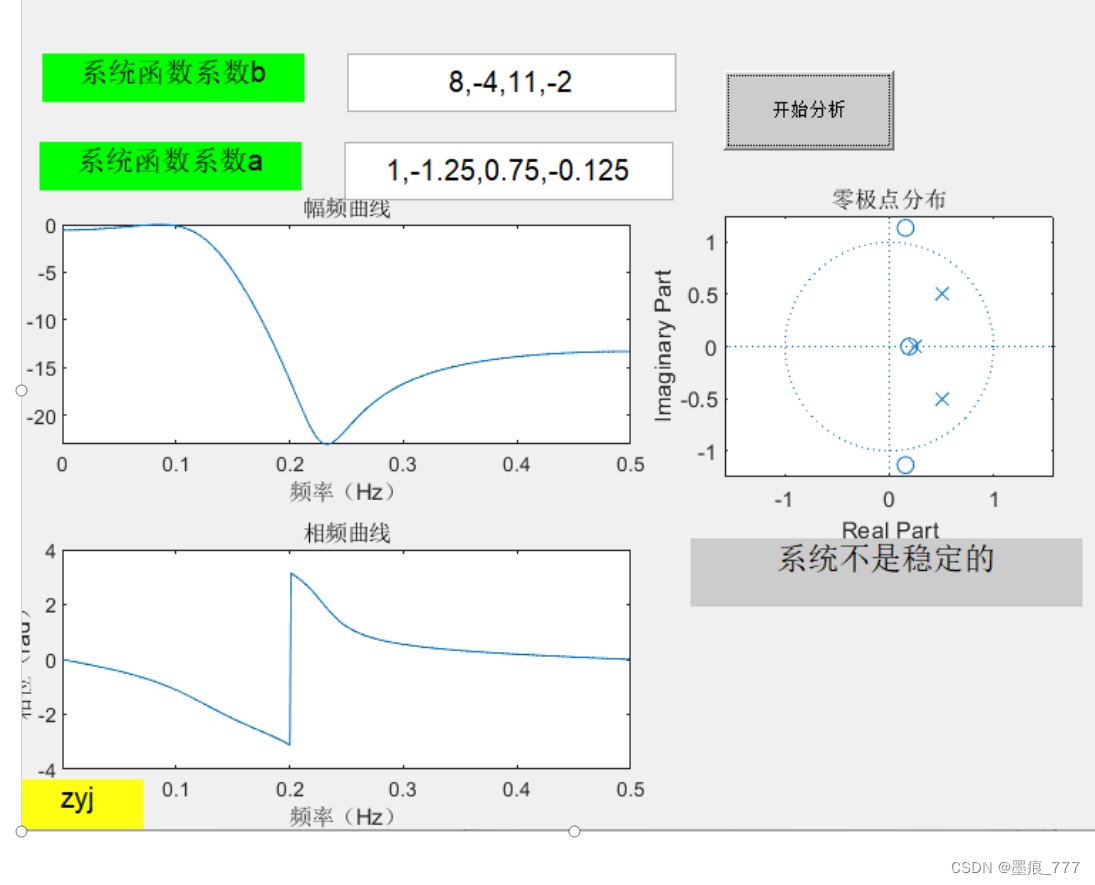 数字信号处理之 matlab gui 设计 系统函数_可靠性分析通用生成函数法gui开发-CSDN博客