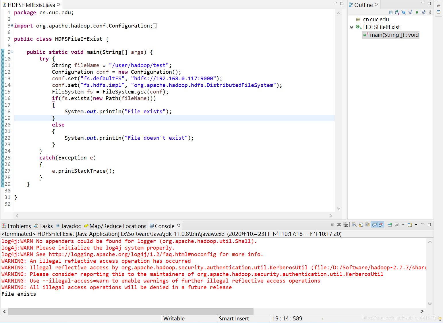 Win10 通过Java API对虚拟机中的HDFS进行读写操作_windows使用java api操控hdfs要下载hadoop吗-CSDN博客