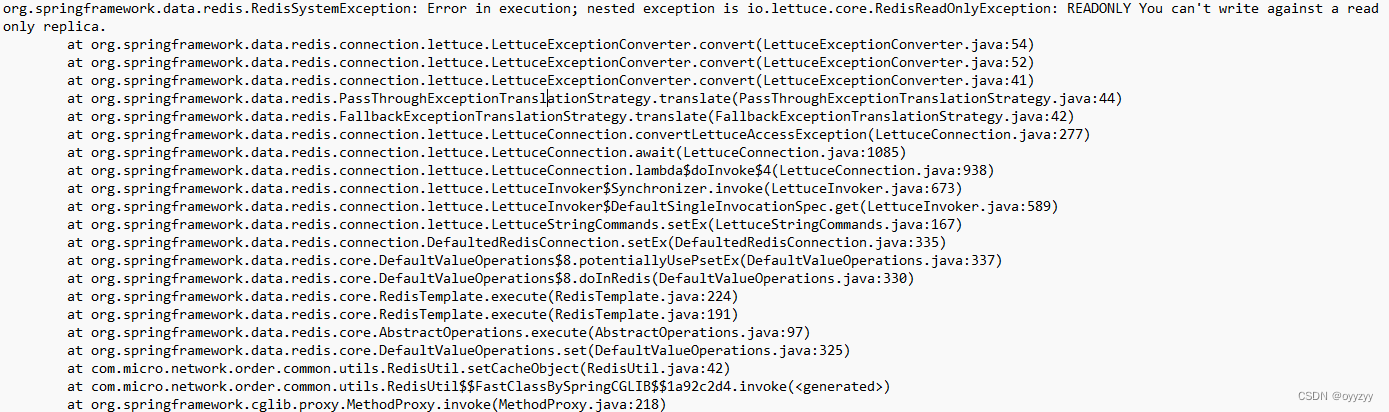 redis 单服务：READONLY You can‘t write against a read only replica_readonly you can't write against ...