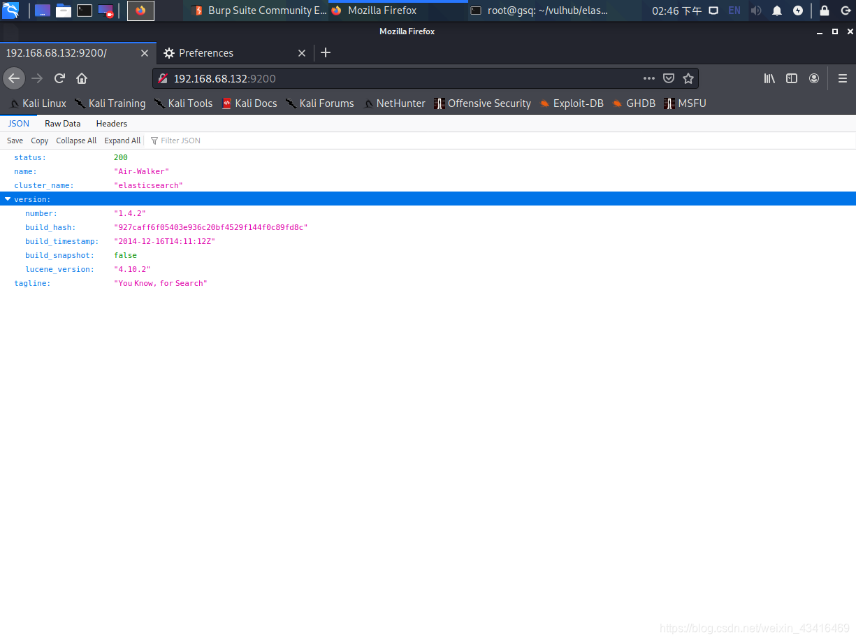 ElasticSearch Groovy 沙盒绕过 && 代码执行漏洞 CVE-2015-1427 漏洞复现_cve-2015-1427复现-CSDN博客