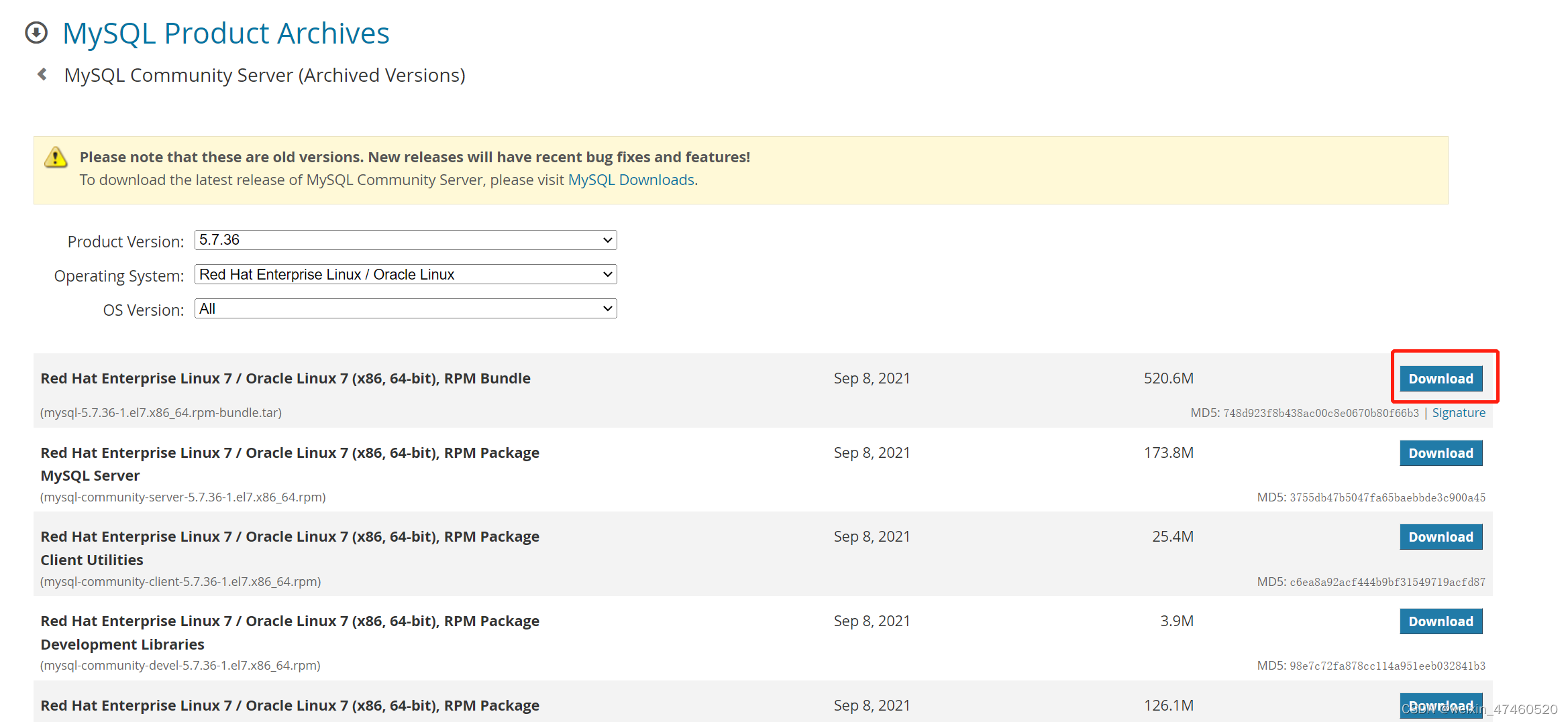 linux安装mysql5.7(详细步骤)_linux mysql5.7 npm包-CSDN博客