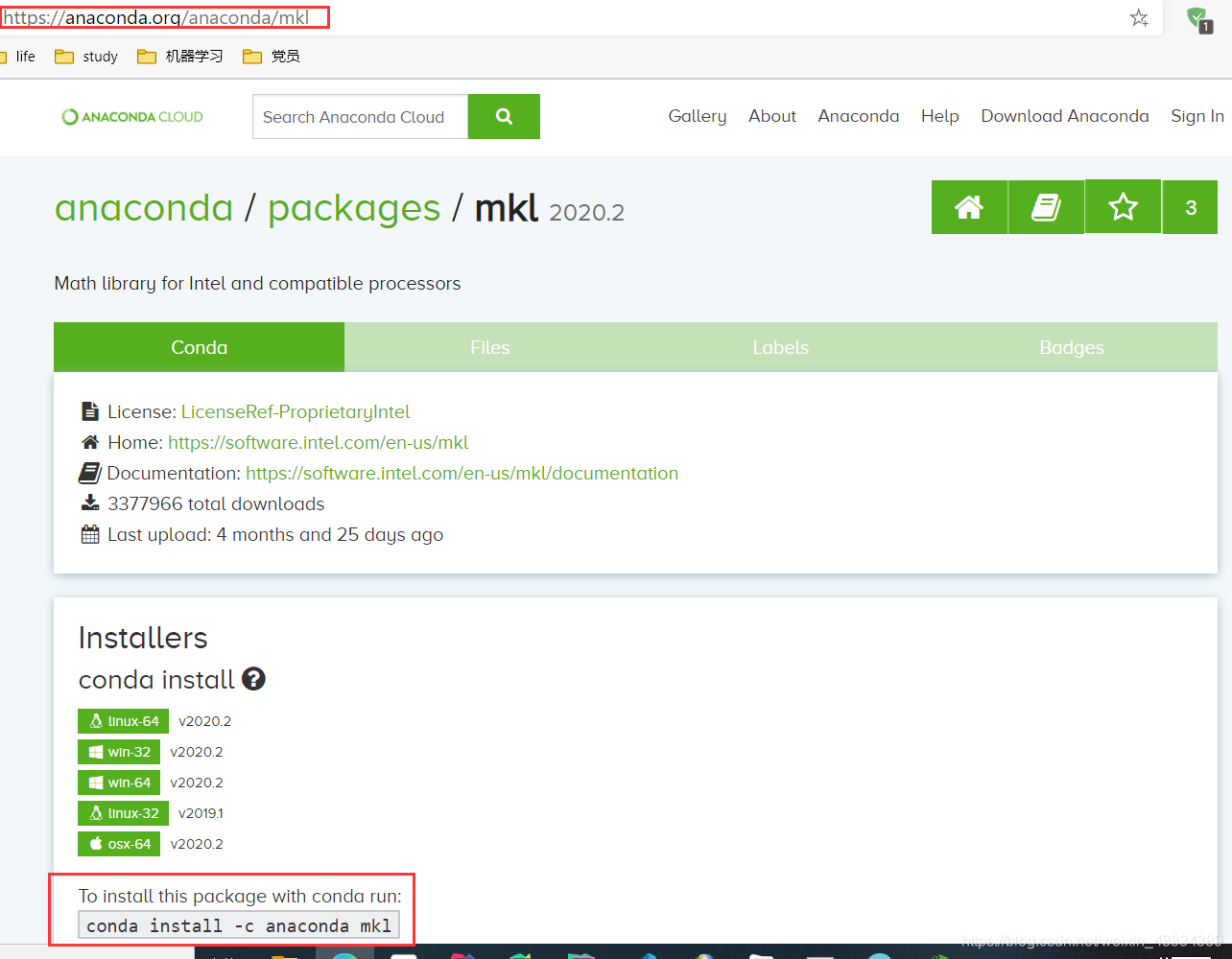 Anaconda中解决mkl安装难题：matplotlib依赖包教程-CSDN博客