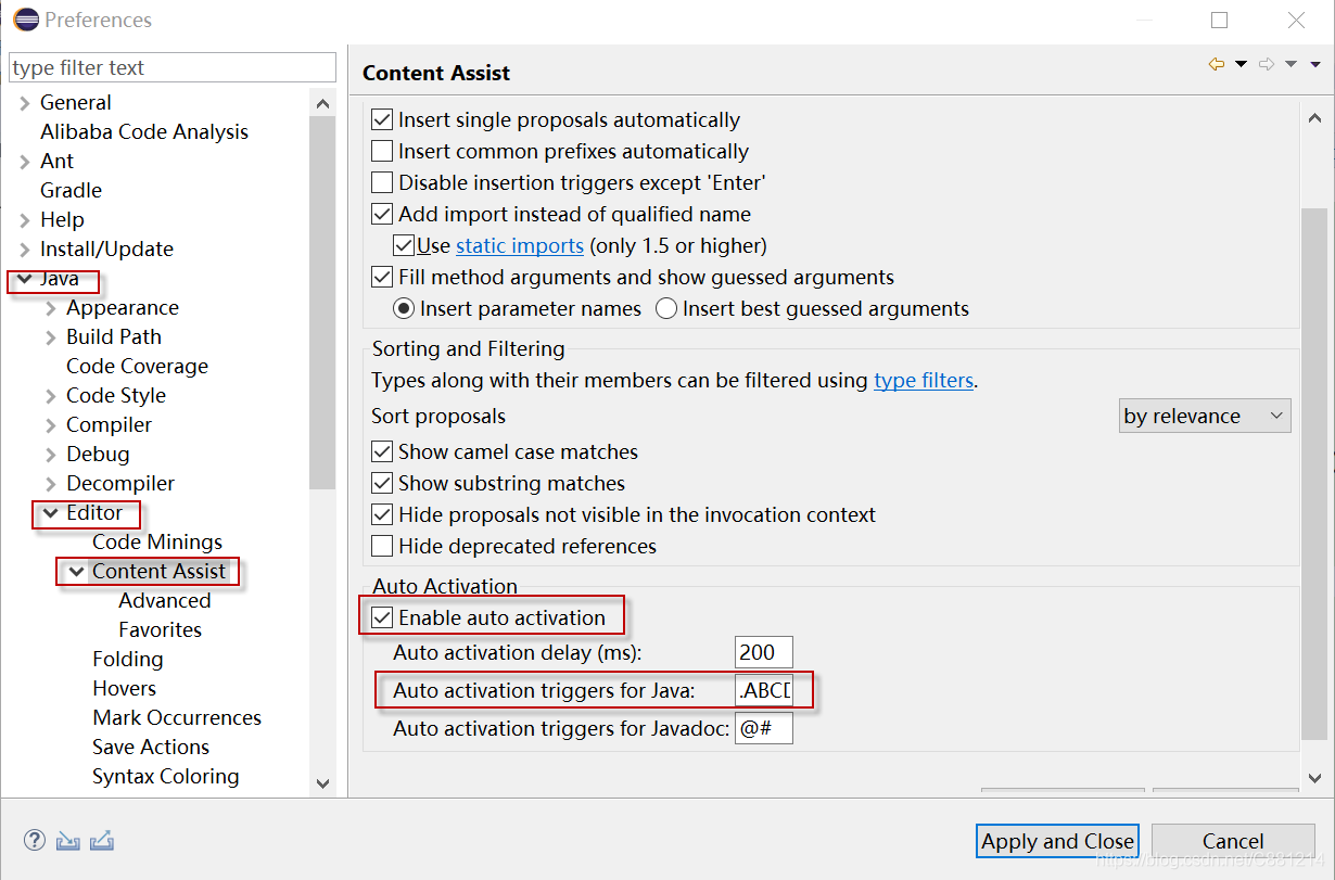 Eclipse中配置 alt +/的快捷键自动提示_eclipse alt自动关联方法-CSDN博客