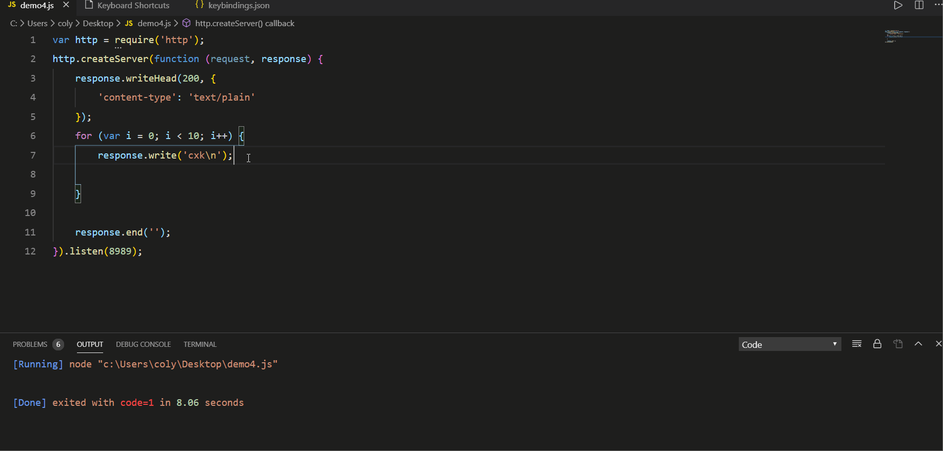 vscode的codeRunner插件使用ctrl+c快捷键停止_vscode按下ctrl+c时,乱修改内容-CSDN博客