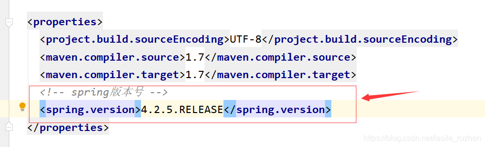 Cannot resolve symbol 'spring.version'-CSDN博客