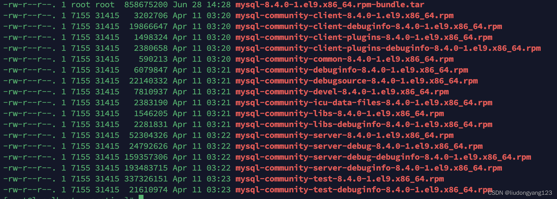 rockey linux rpm安装mysql 8.4.0_mysql8.4 rpm 安装-CSDN博客