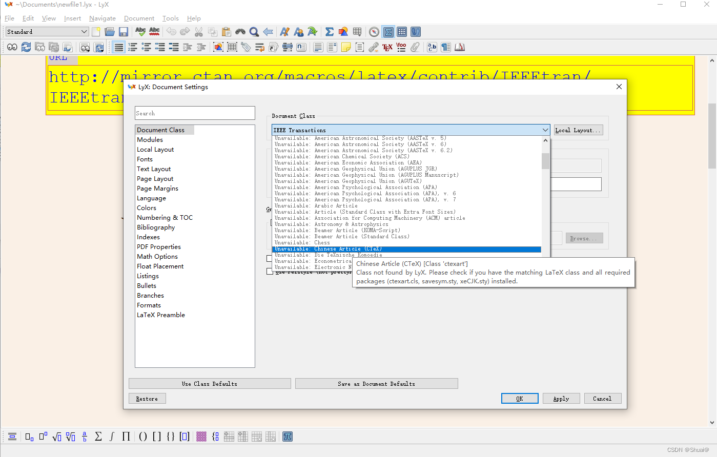Lyx配置指南：中文编译全攻略-CSDN博客