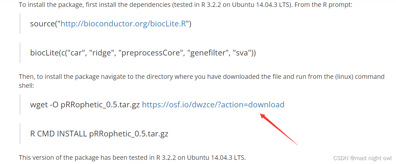 R环境pRRophetic包的下载方法-CSDN博客