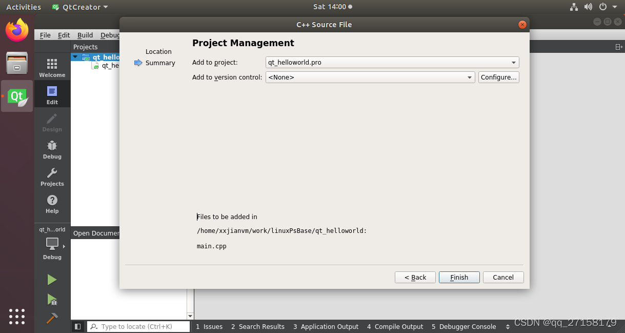 qt-creator的hello world_qt点击出现hellow-CSDN博客