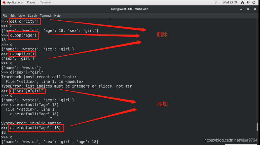 Linux下的python用法（字典，元组，列表，集合）_linux tuple-CSDN博客