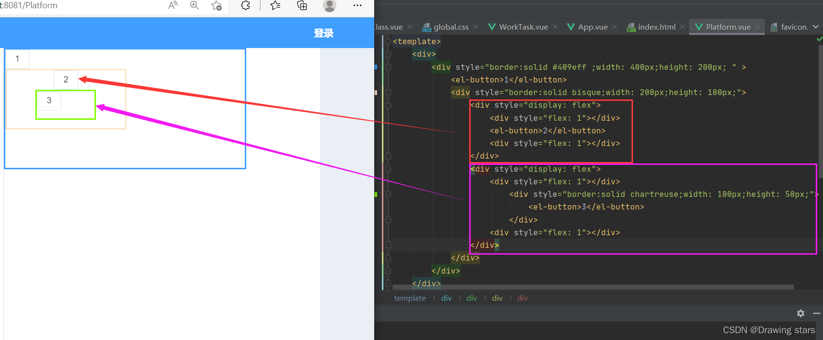 Vue组件居中：文字居中，按钮居中，图片居中等，如何实现在容器中居中vue 居中 Csdn博客