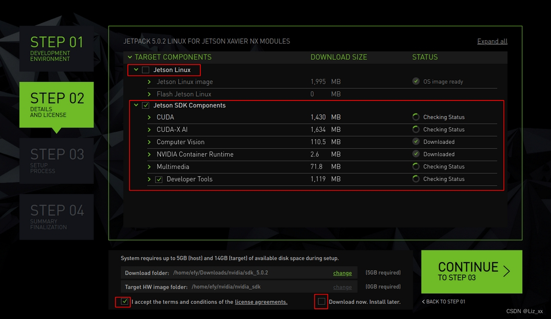 Jetson Xavier NX 安装Ubuntu20.04，配置CUDA，cuDNN，Pytorch等环境教程并使用TensorRT加速后的yolov5实现实时摄像头目标检测_jetson ...
