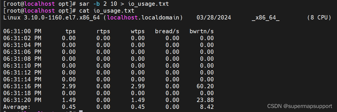 性能监控工具--sysstat使用-CSDN博客