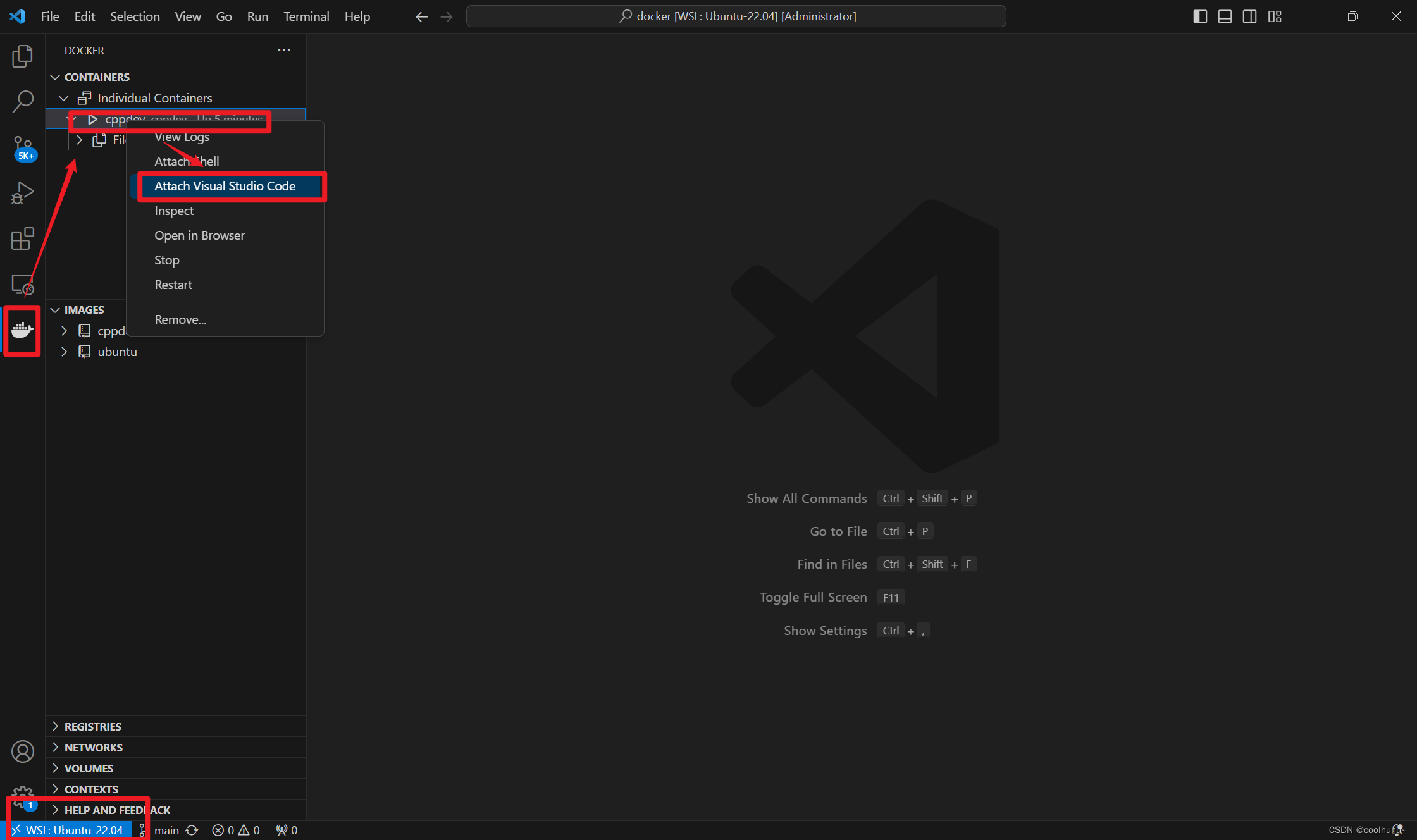 Windows-WSL2-VSCode+Docker配置C++开发环境_window docker c++环境-CSDN博客