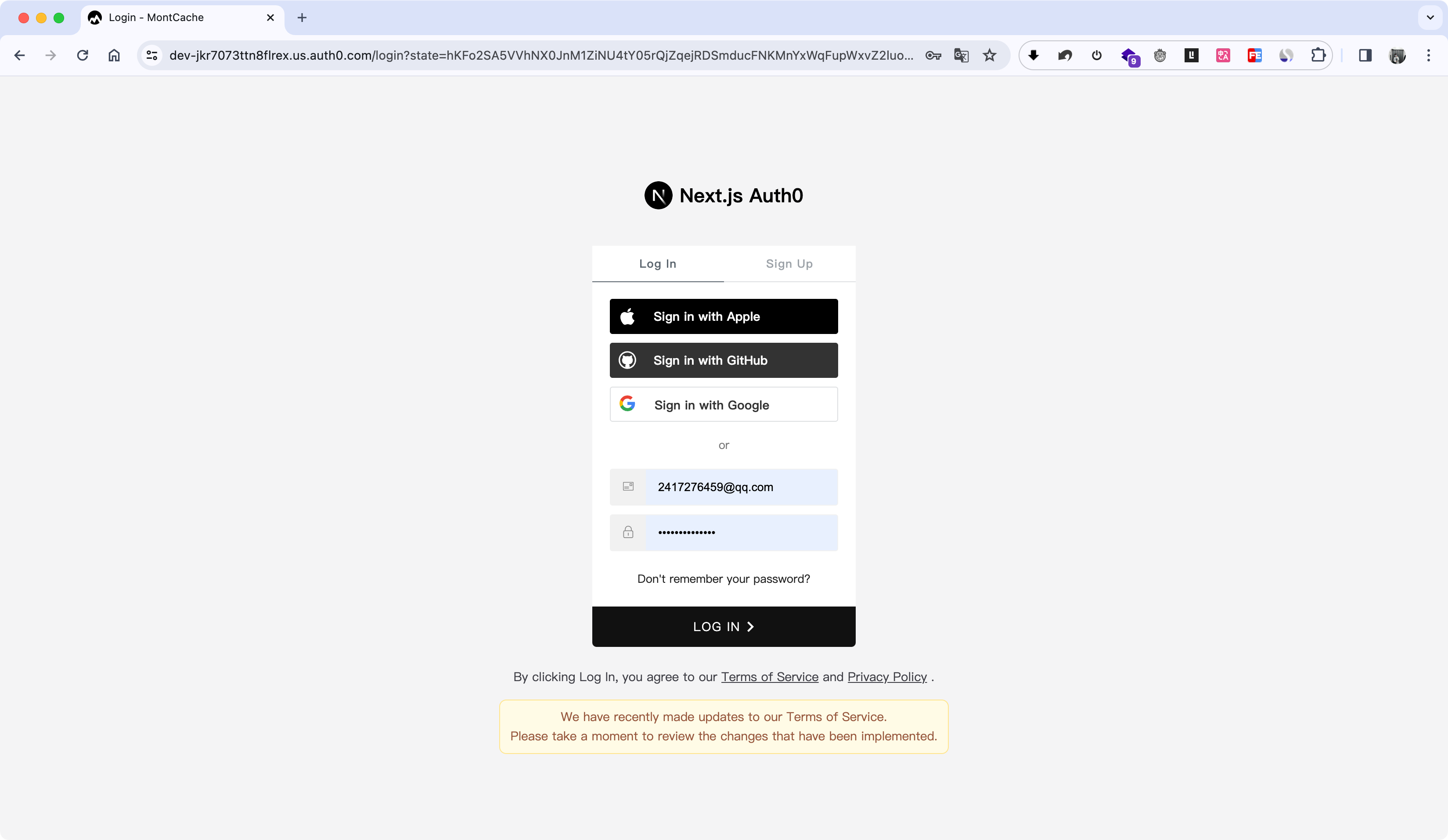 Next.js 集成 Auth0 登入和自定义登入页面_nextjs 登录-CSDN博客