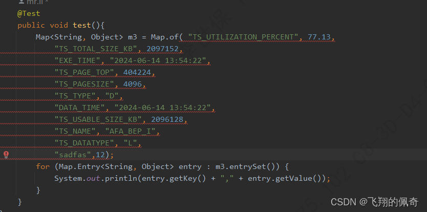 Java中操作Map集合时：使用Map.of()添加数据报错 java.lang.UnsupportedOperationException 解决办法以及注意事项-CSDN博客