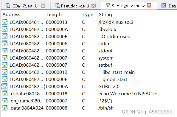 NSSCTF刷题笔记pwn6——[NISACTF 2022]ezstack-CSDN博客