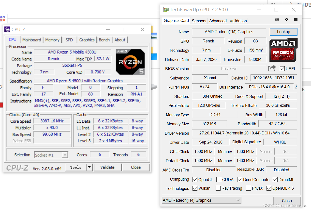 cuda-z/gpu-z/cpu-z工具分析GPU显卡和CPU算力信息-CSDN博客