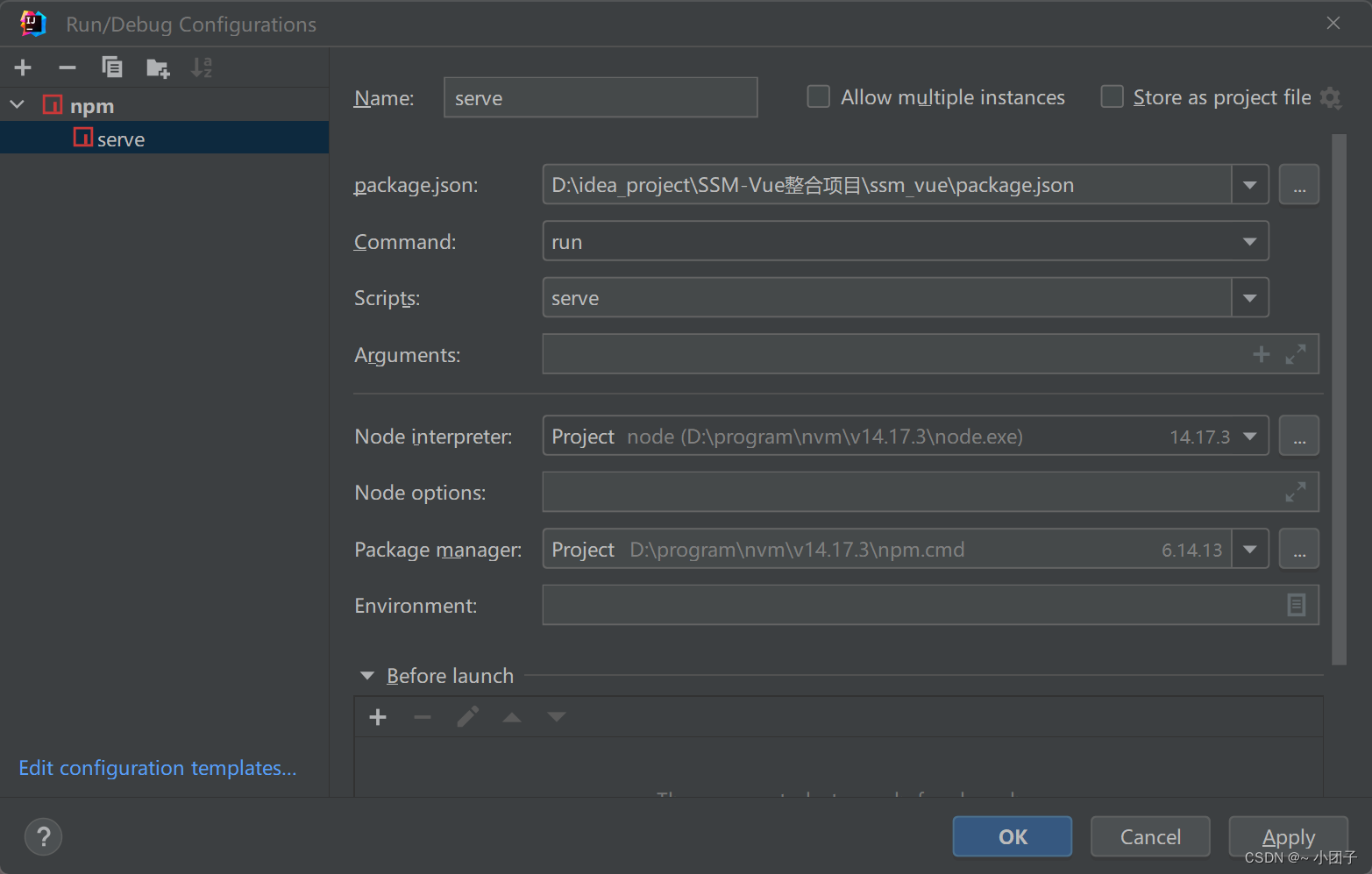 二，SSM项目-前后端分离(搭建Vue前端工程)_ssm+vue前后端分离-CSDN博客