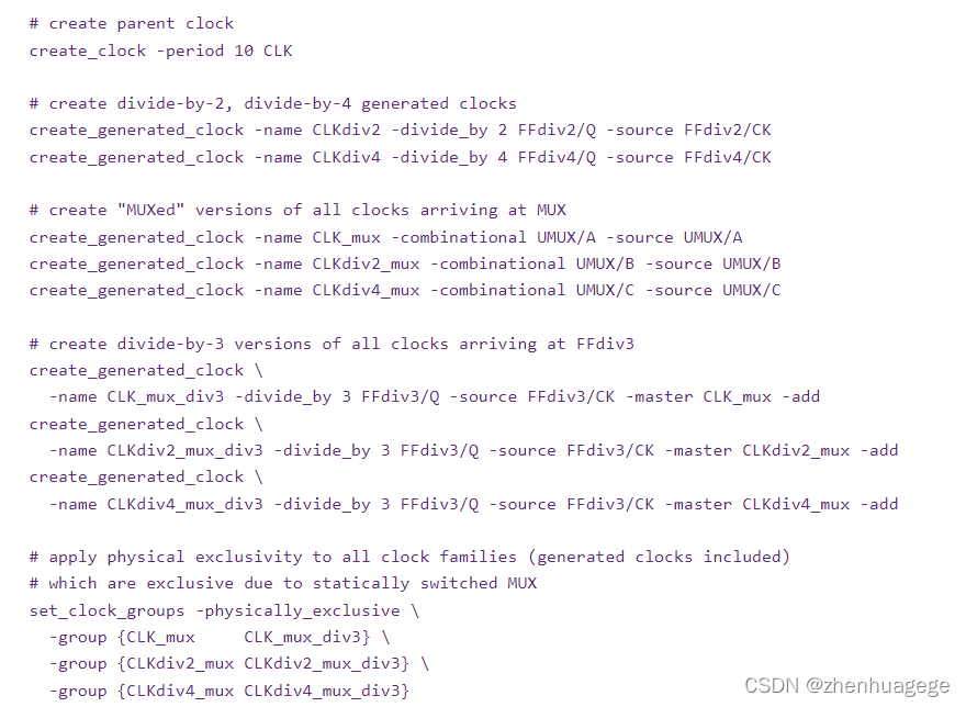 Create_generated_clock_create generated clock-CSDN博客