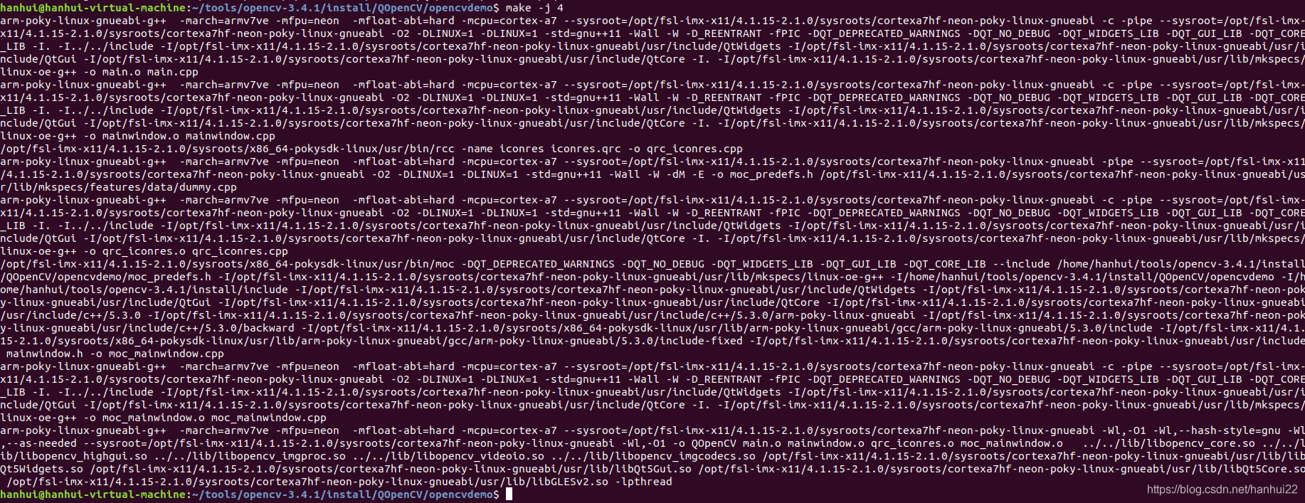 【ARM嵌入式Linux】正点原子 I.MX6U-ALPHA 移植OpenCV_正点原子opencv-CSDN博客