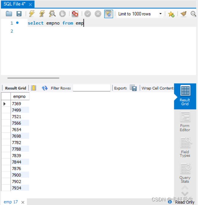 MySQL常用DQL查询命令_dql命令-CSDN博客