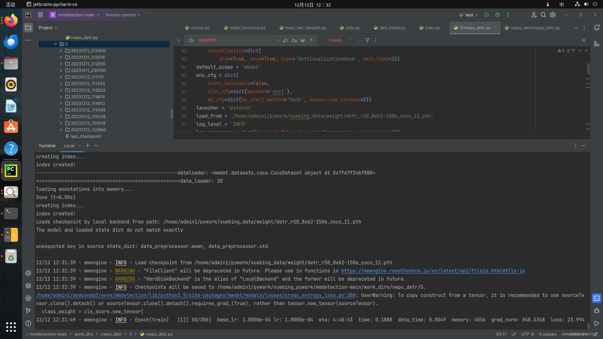 MMdetection3.0 训练DETR问题分析_mmdetection 训练detr-CSDN博客