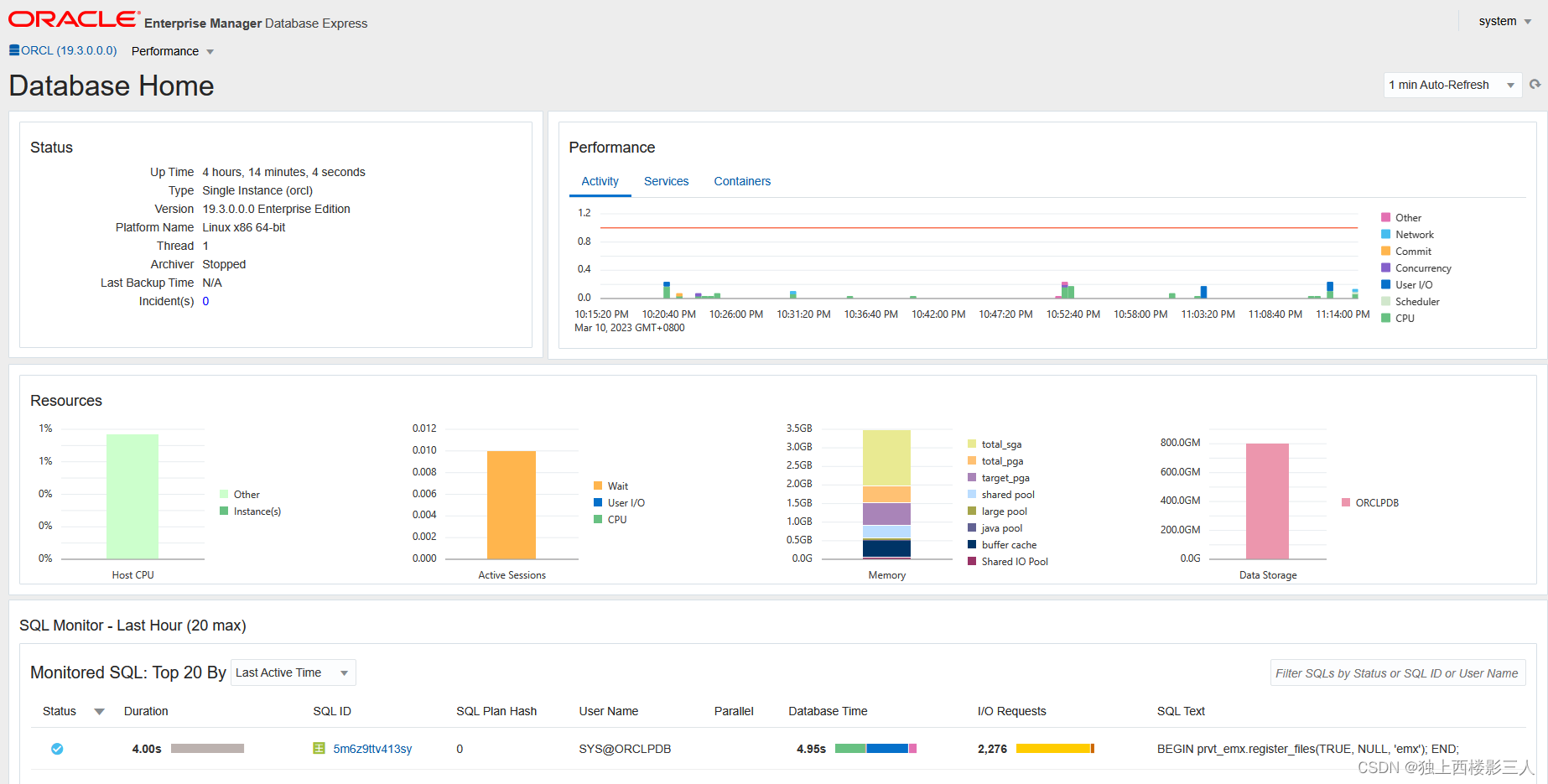 【Oracle 19c】解决 Oracle EM(Enterprise Manager) Express 切换回旧版后无法访问的问题_oracle19c em管理-CSDN博客