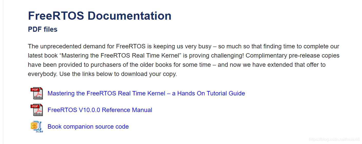 FreeRtos 学习文档和API测试用例_freertos 在线文档-CSDN博客