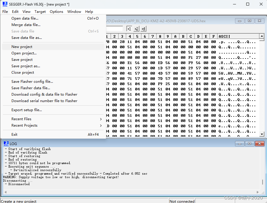 nxp s32k144芯片使用J-LINK程序刷写_jlink烧录s32k144-CSDN博客
