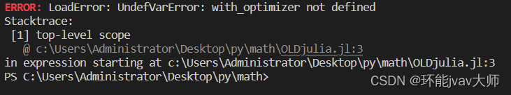 Julia语言安装JuMP包及GLPK包及运行_2 dependencies errored. to see a full report eithe-CSDN博客