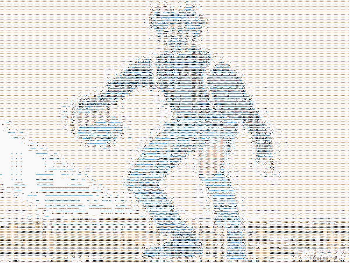 Python根据图像生成字符画python图片转字符画 Csdn博客