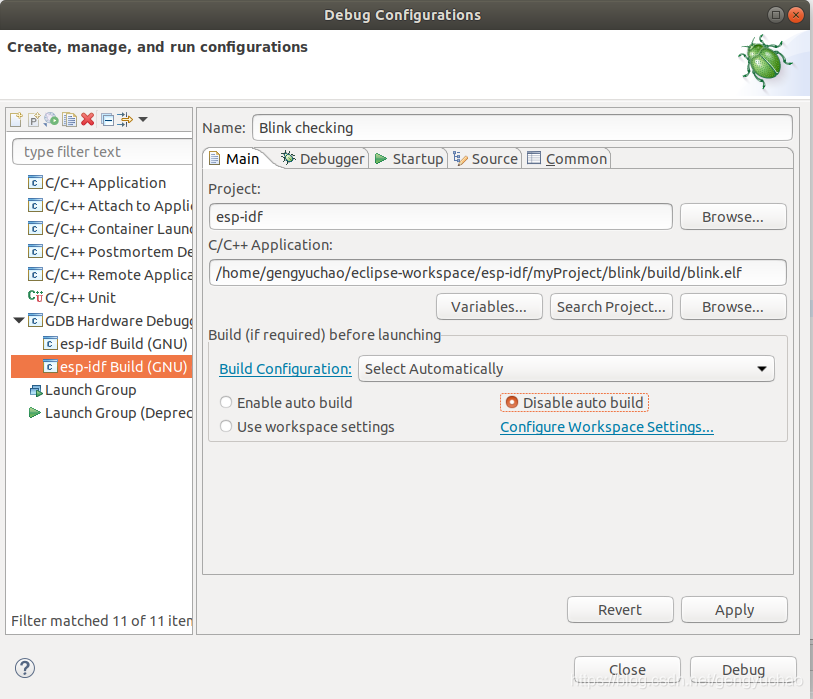 ESP32 使用 Eclipse 进行 Debug 调试_esp debuger-CSDN博客