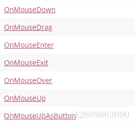 【Unity API】6---鼠标相关事件函数OnMousexxx详解_onmousedown怎么使用-CSDN博客