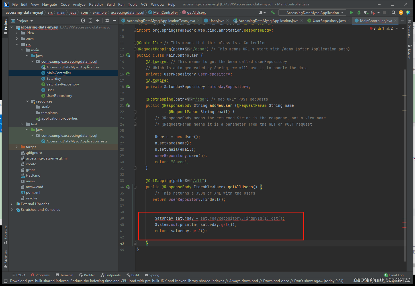 【练习】Accessing data with MySQL2-CSDN博客