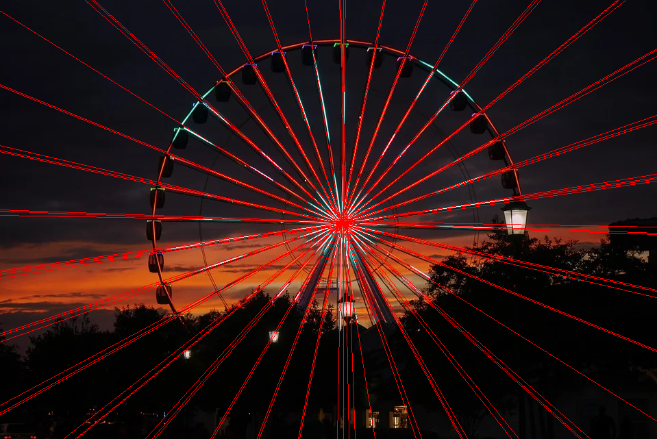 图解 cv2.HoughLines & cv2.line 参数原理-CSDN博客