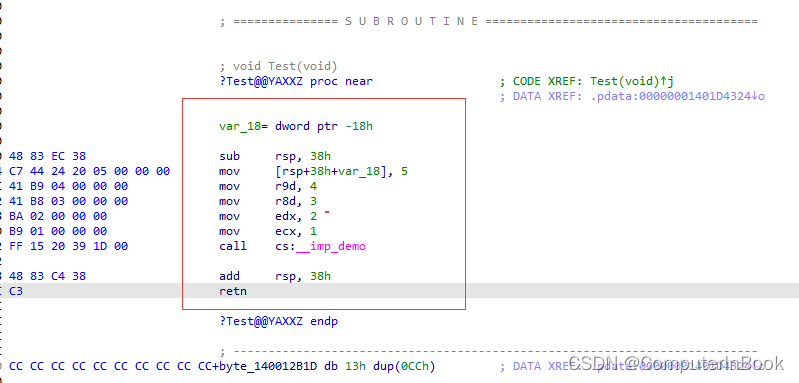 IDA反汇编之栈帧例释_idapro rbp-CSDN博客