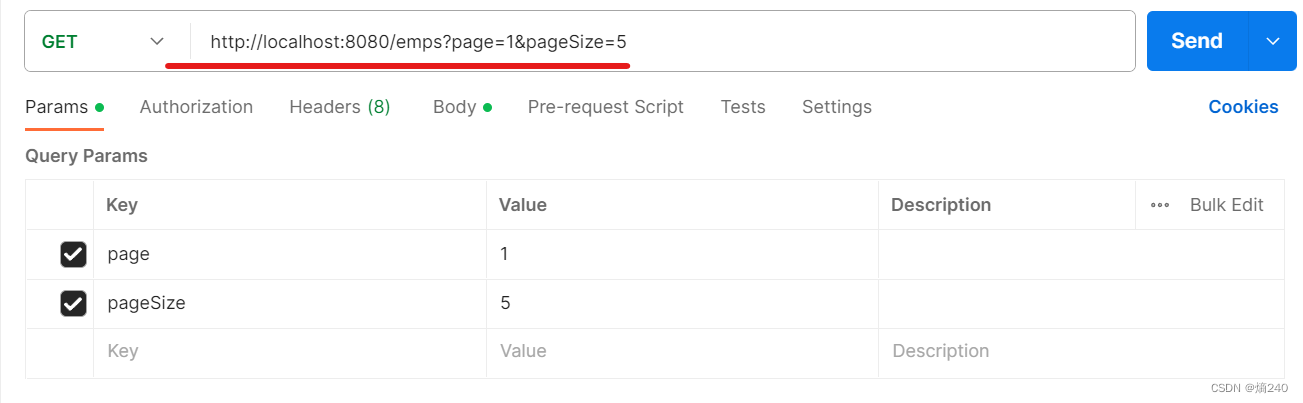 Springboot案例 员工管理 分页查询 实现 Csdn博客 