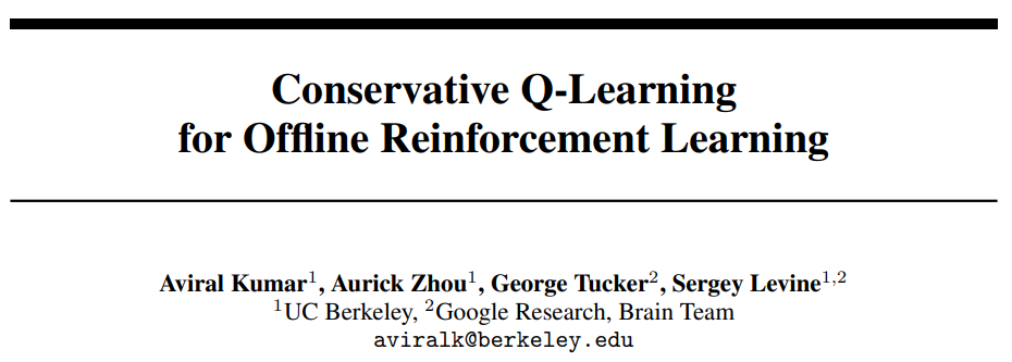 离线强化学习系列3(算法篇): 值函数约束-CQL算法详解与实现_强化学习cql-CSDN博客