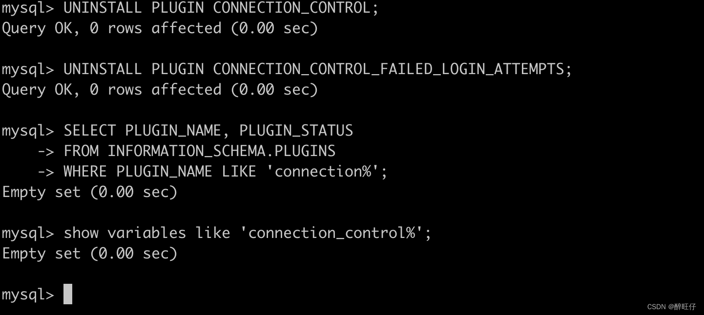MySQL启/停 登录失败处理功能_mysql登录失败处理功能-CSDN博客