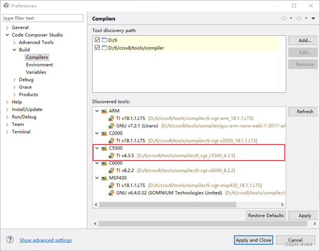 简单记录CCS8安装和工程导入问题_descriptionresourcepathlocationtype this project w-CSDN博客