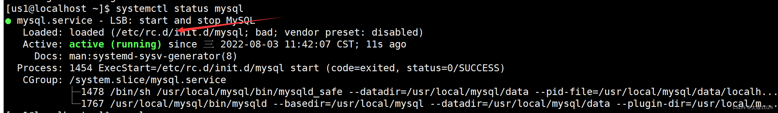 linux中mysql启动时遇到MySql server PID file cound not be found_linux mysql server pid file could not ...