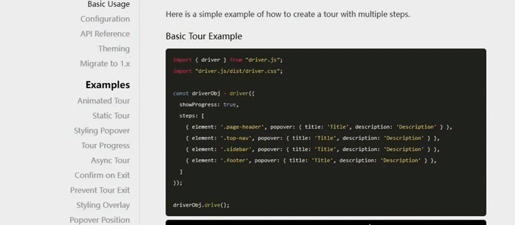 前端页面引导库 Driver.js_driverjs-CSDN博客