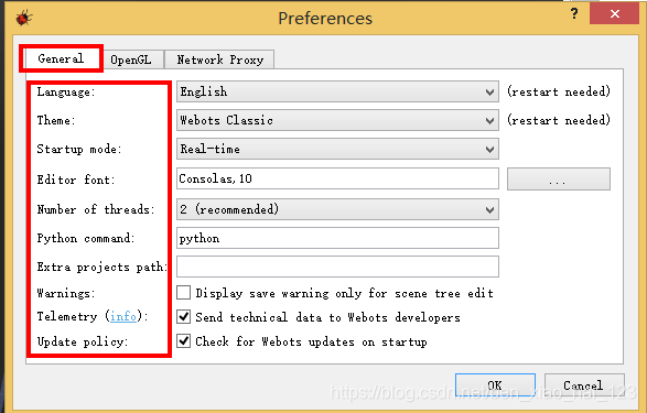 Webots下关于Scene Tree(场景树)和首选项的介绍-CSDN博客